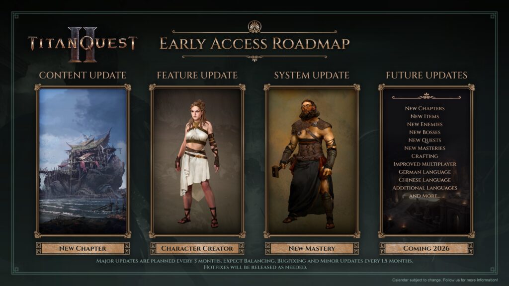 Titan Quest II Early Access Roadmap Detailed, Full Release Planned for ...